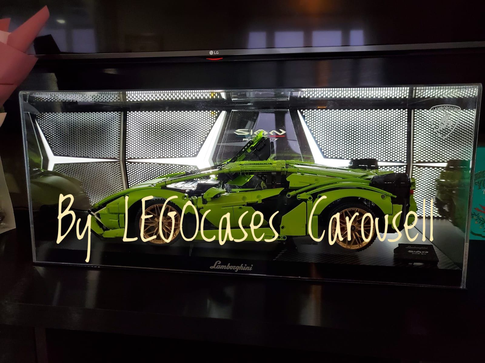 LEGO® Technic™ 42115 Lamborghini Sian FKP 37 acyclic display Case and ...