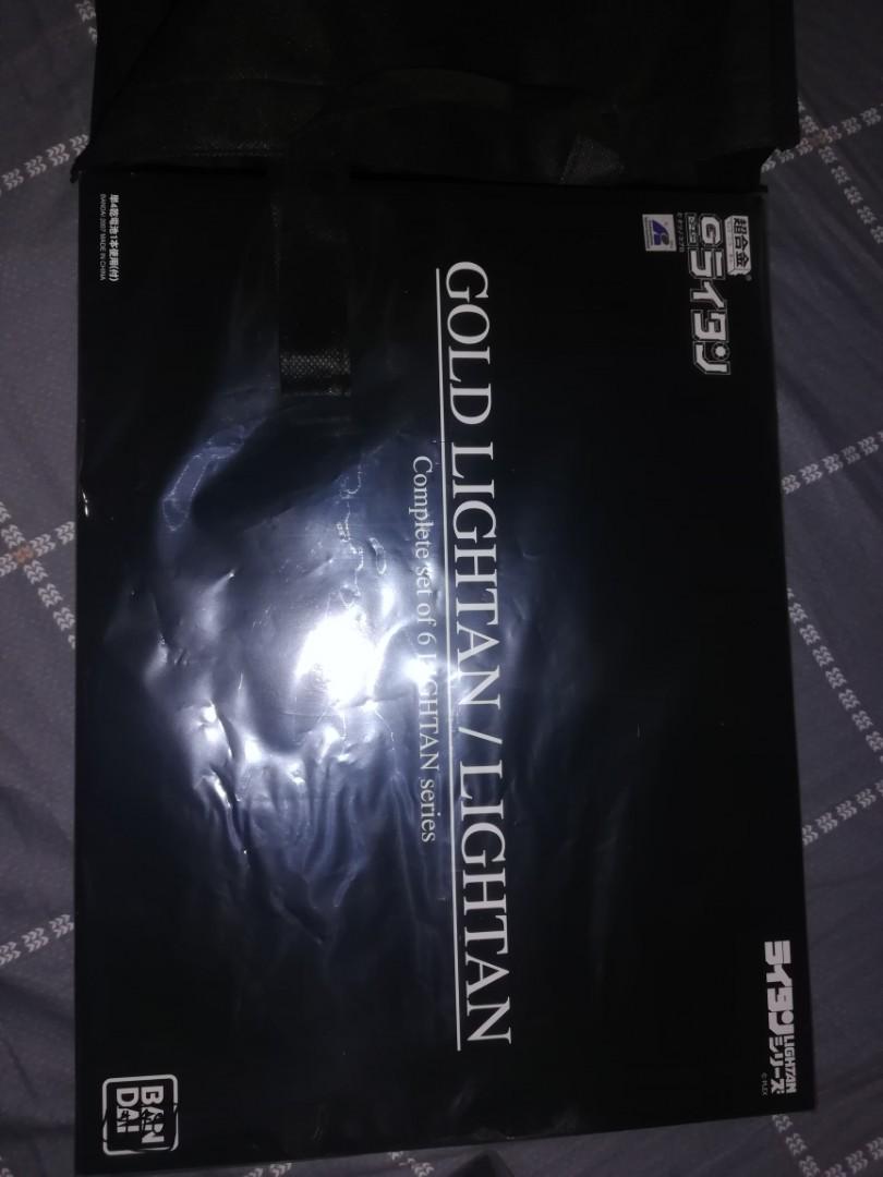 合金 黃金戰士 限定 25周年 木盒 Gold Lightan Complete Set Box Part 2 黃金戰士 一套六隻, 興趣及 ...