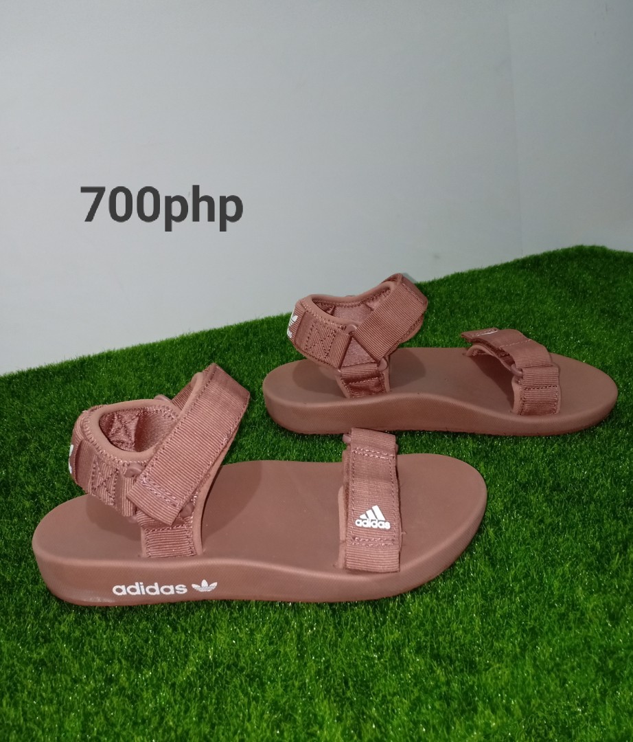 Adidas sandals, Women's Fashion, Footwear, Flats & Sandals on Carousell