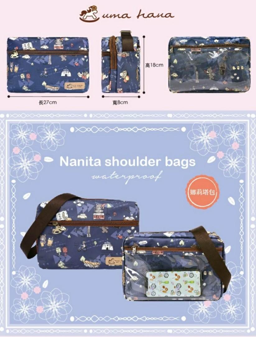 Authentic Taiwan Uma Hana Nanita Blue Sloth, Women's Fashion, Bags & Wallets, Purses & Pouches ...