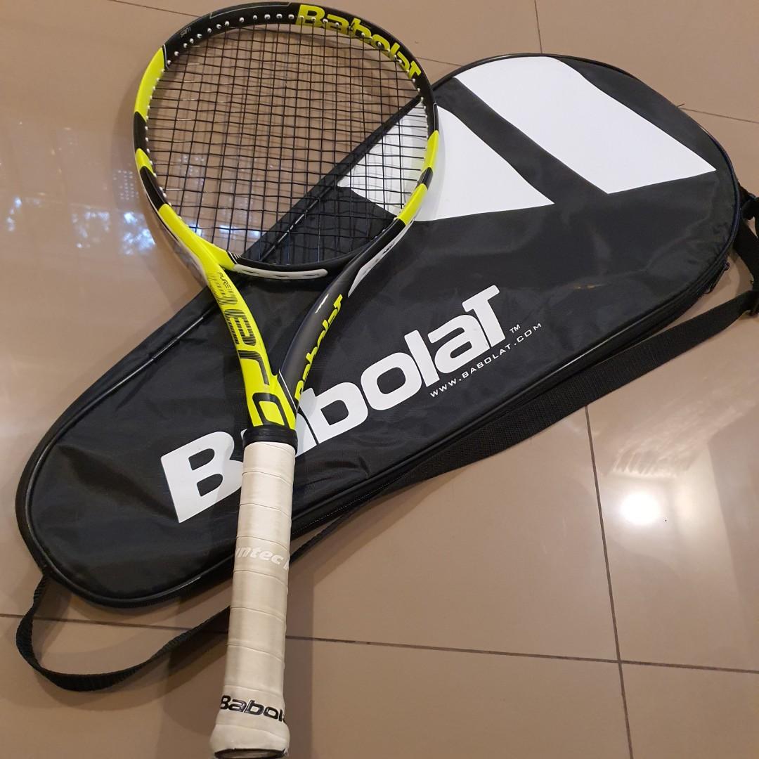 Babolat Pure Aero 2018 Tennis Racket, Sports Equipment, Sports & Games ...