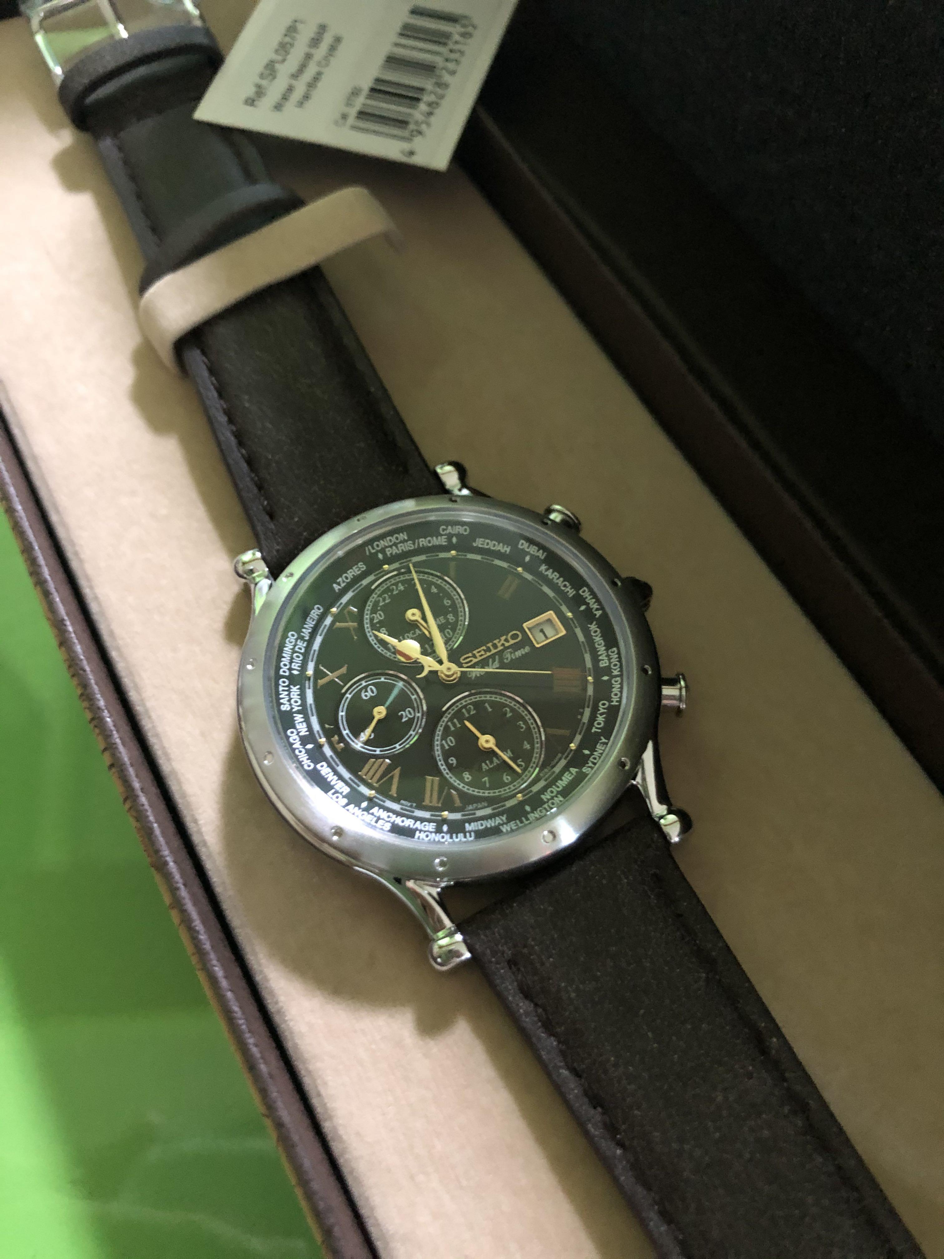 BNIB SEIKO GMT World Time 30th Anniversary Limited Edition SPL057P1 ...