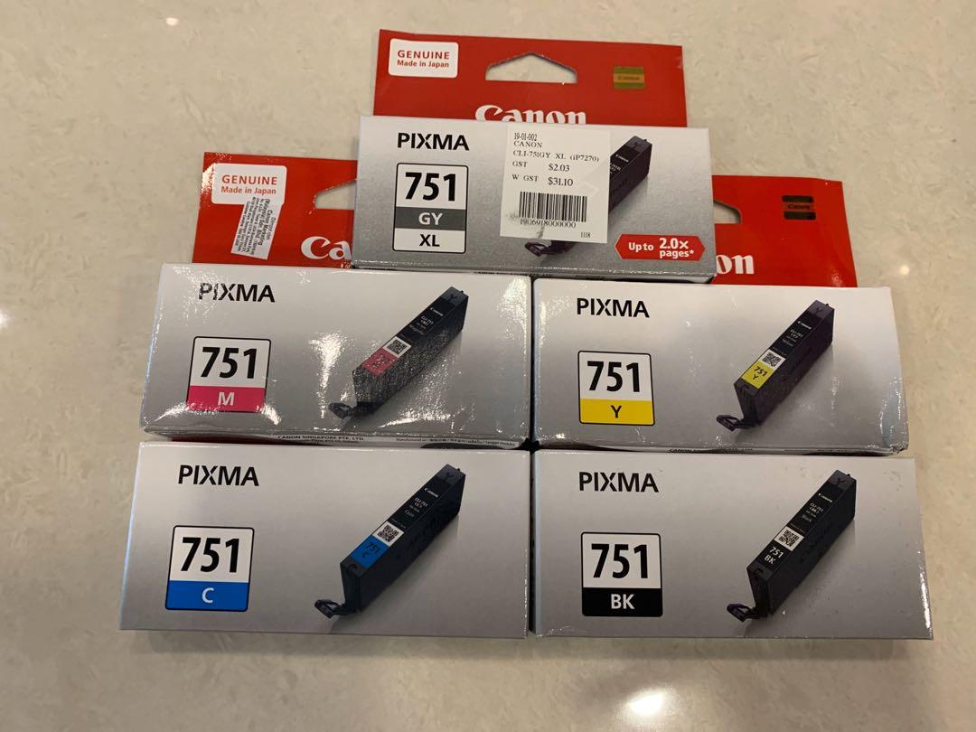 Canon Pixma 751 Ink, Computers & Tech, Printers, Scanners & Copiers on ...