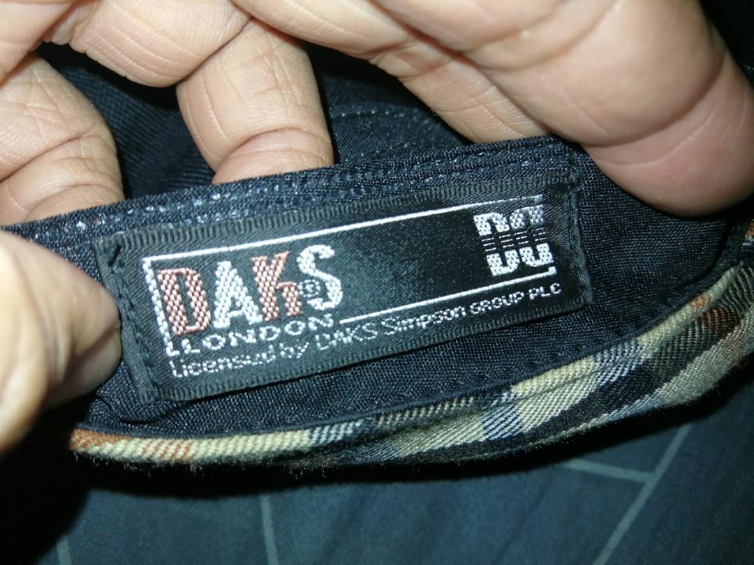 DAKS Simpson London Flat Cap, Men's Fashion, Watches & Accessories ...