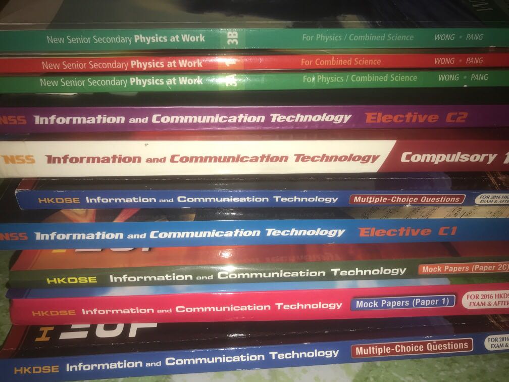 （每本）中學DSE Physics At Work ，Pearson ICT TEXTBOok, 興趣及遊戲, 書本 & 文具, 教科書 ...