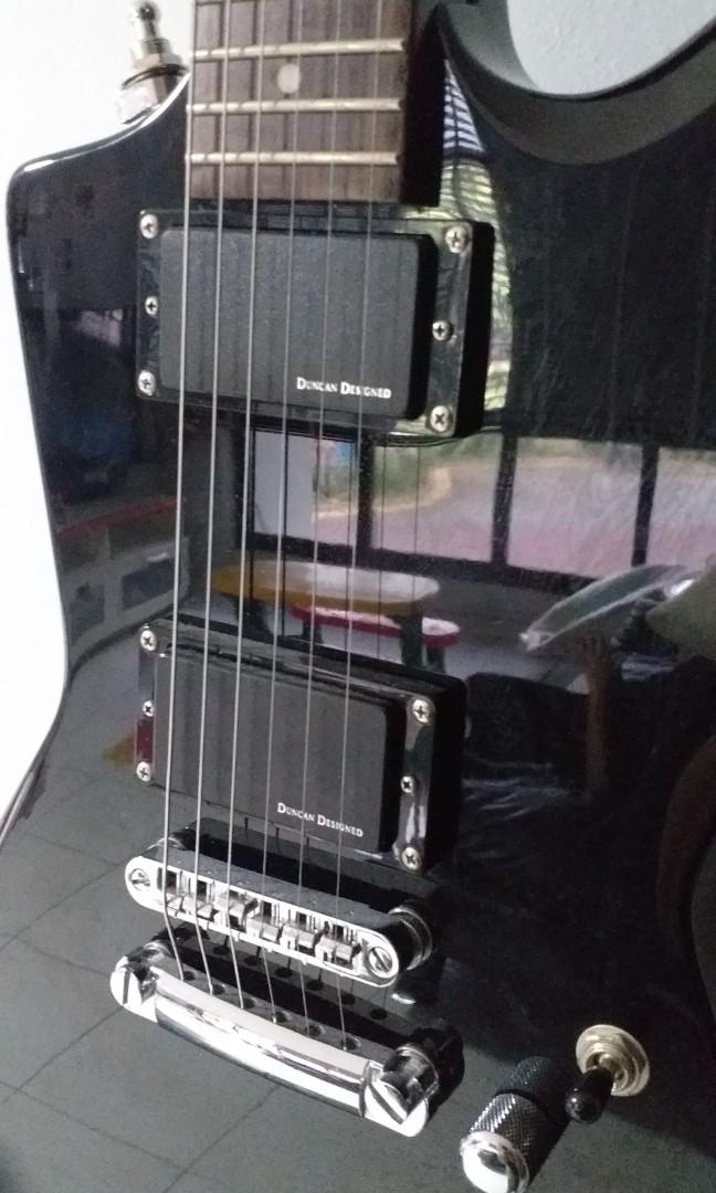 ESP LTD EX50 Explorer with Upgraded Parts for sale or trade, Hobbies ...