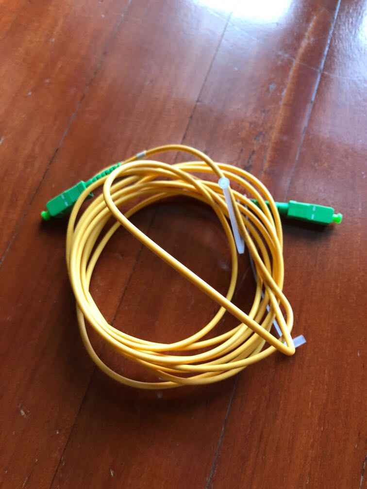 Fiber Optic cable for modem, Computers & Tech, Parts & Accessories ...