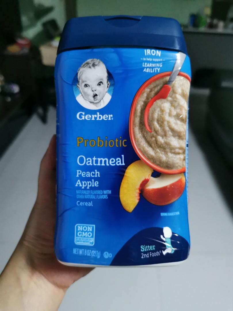 Gerber probiotic oatmeal, Babies & Kids, Nursing & Feeding, Weaning ...