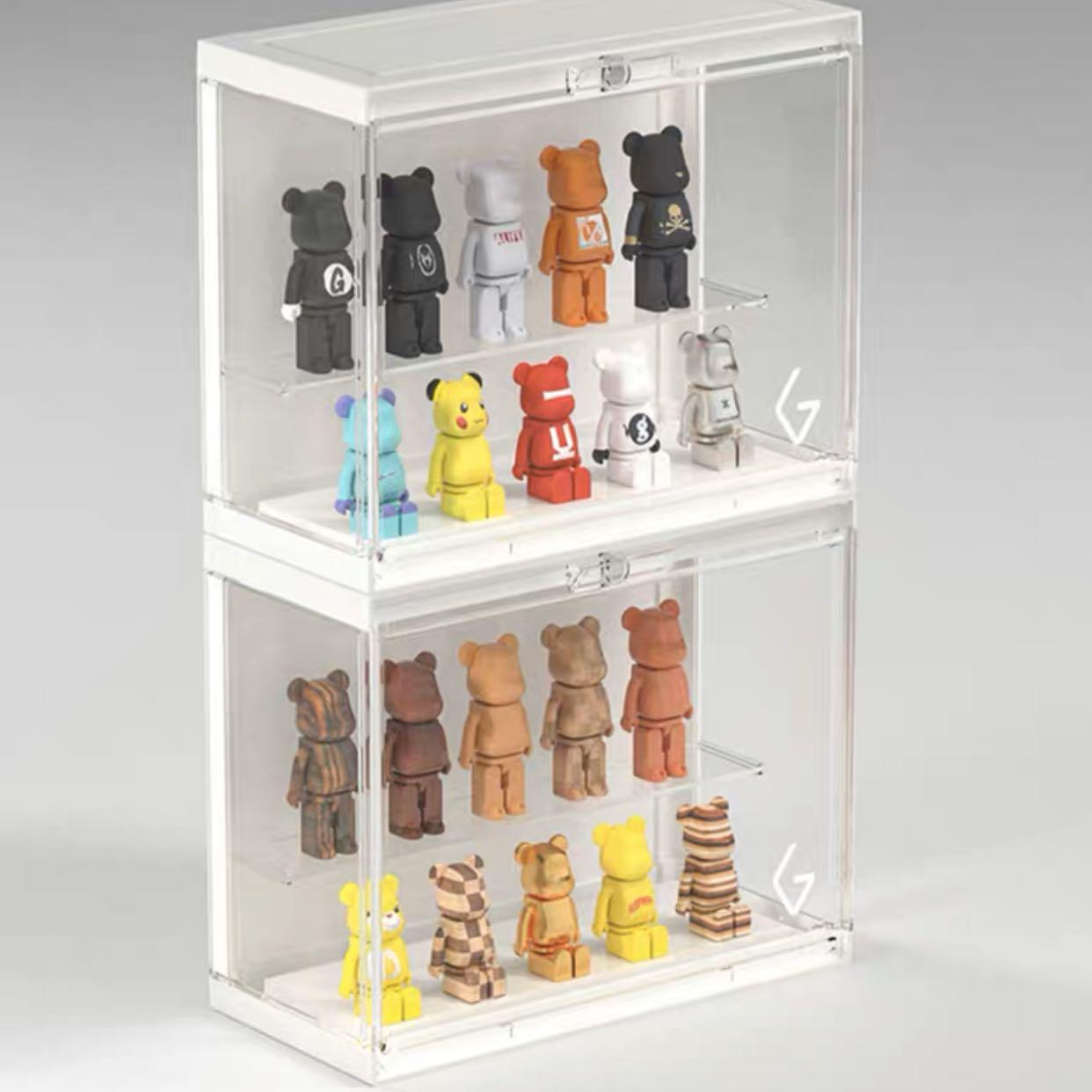 Transparent Clear Toy Display Case with Magnetic Door, Hobbies & Toys ...