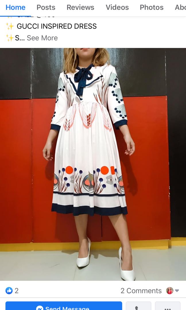 Gucci inspired dress, Women's Fashion, Dresses & Sets, Dresses on Carousell