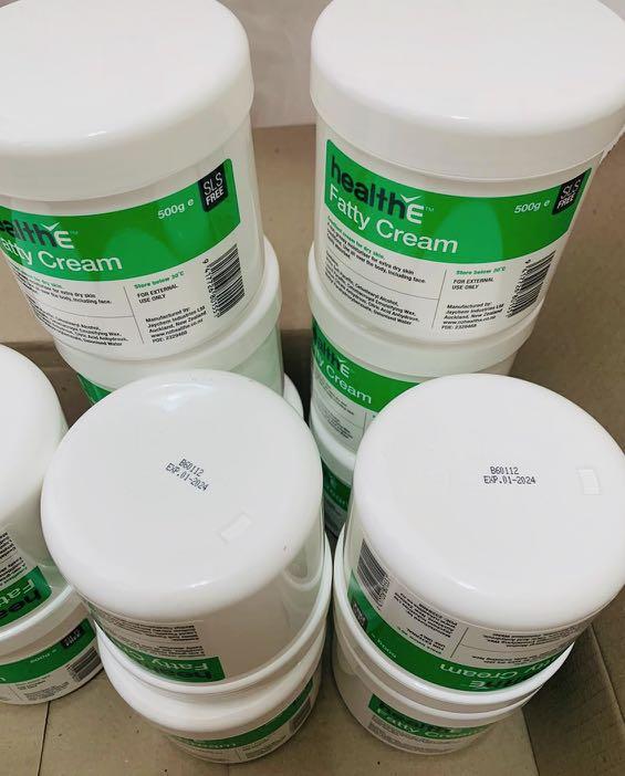 全新HealtE Fatty Cream (Oil in Water Emulsion) 500g SLS FREE 純保濕霜沒有類固醇成分 ...