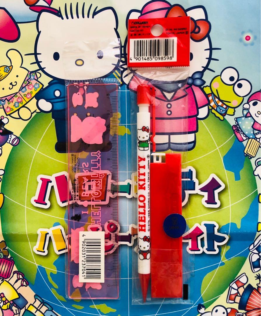 Hello Kitty 90 年代文具 set , 古董收藏, 古董收藏 - Carousell
