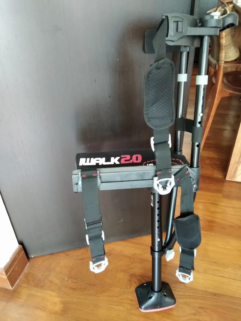IWalk 2.0 hands free crutch, Health & Nutrition, Assistive ...