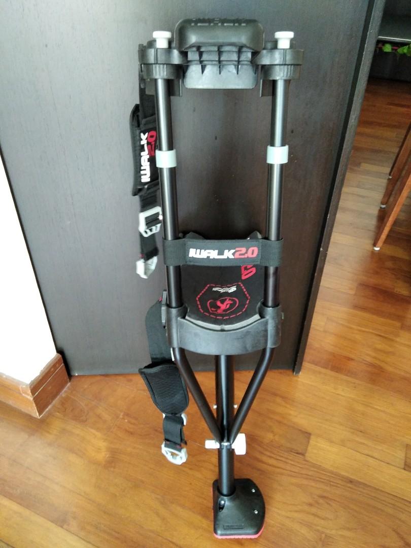 IWalk 2.0 hands free crutch, Health & Nutrition, Assistive ...