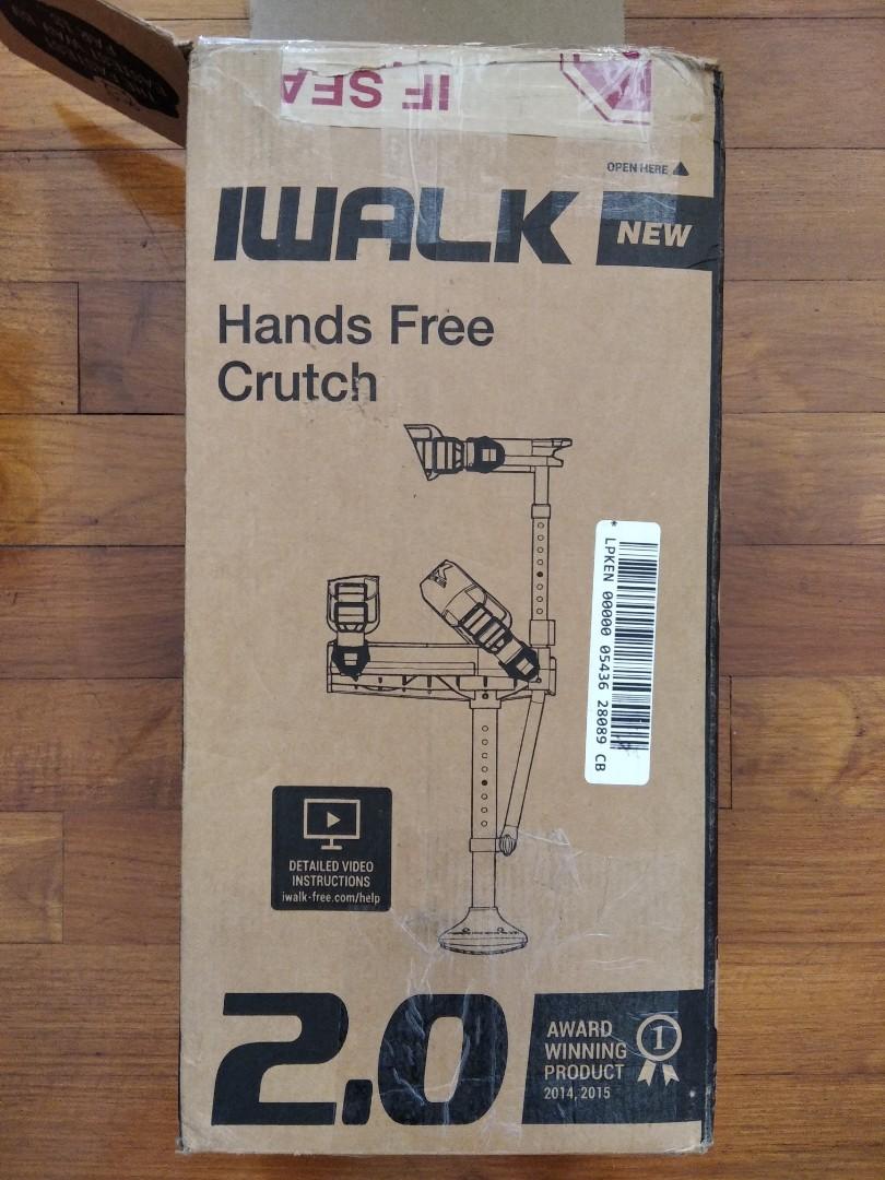 IWalk 2.0 hands free crutch, Health & Nutrition, Assistive ...