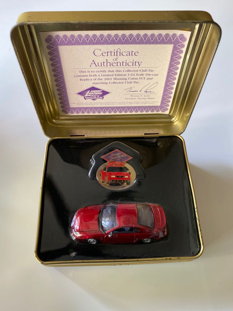 Johnny Lightning Collector Club 2001 Mustang Cobra SVT, Hobbies & Toys ...