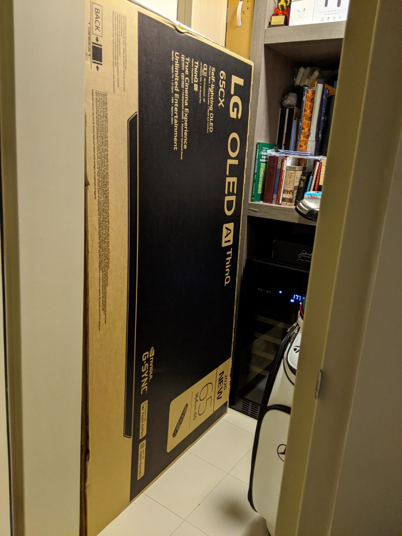 LG OLED 65" CX Box + Styrofoam, TV & Home Appliances, TV ...