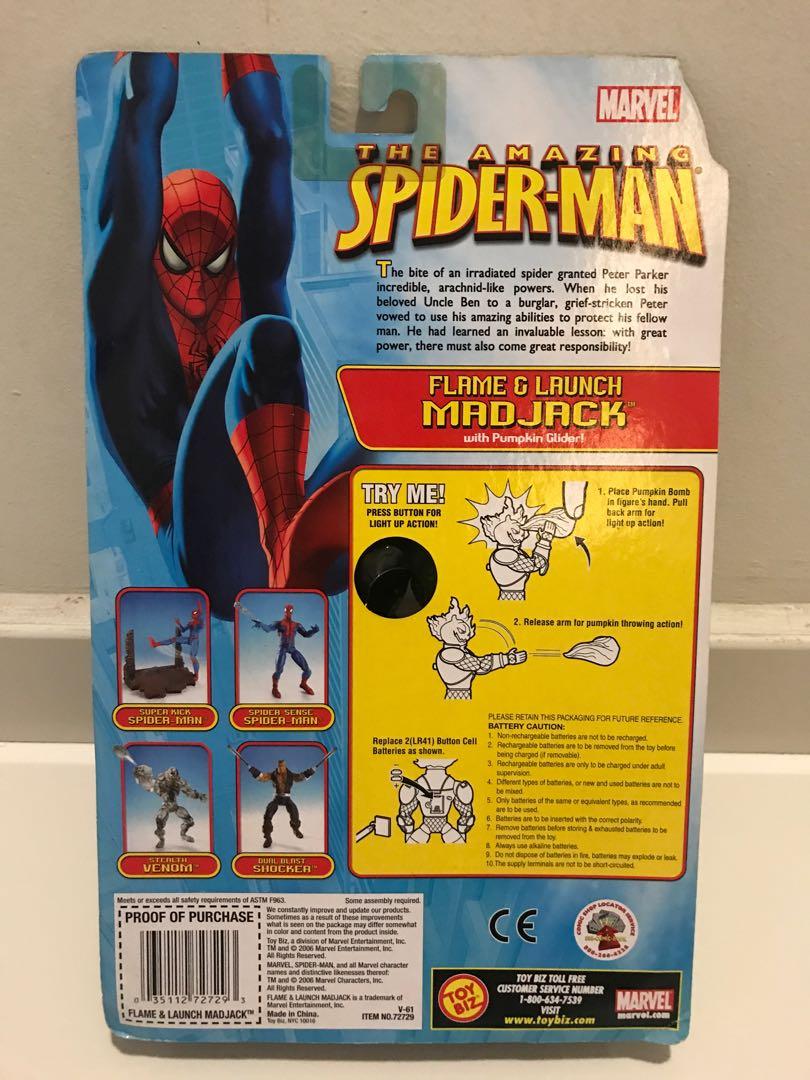 Marvel The Amazing Spider-Man Madjack, Hobbies & Toys, Toys & Games on ...
