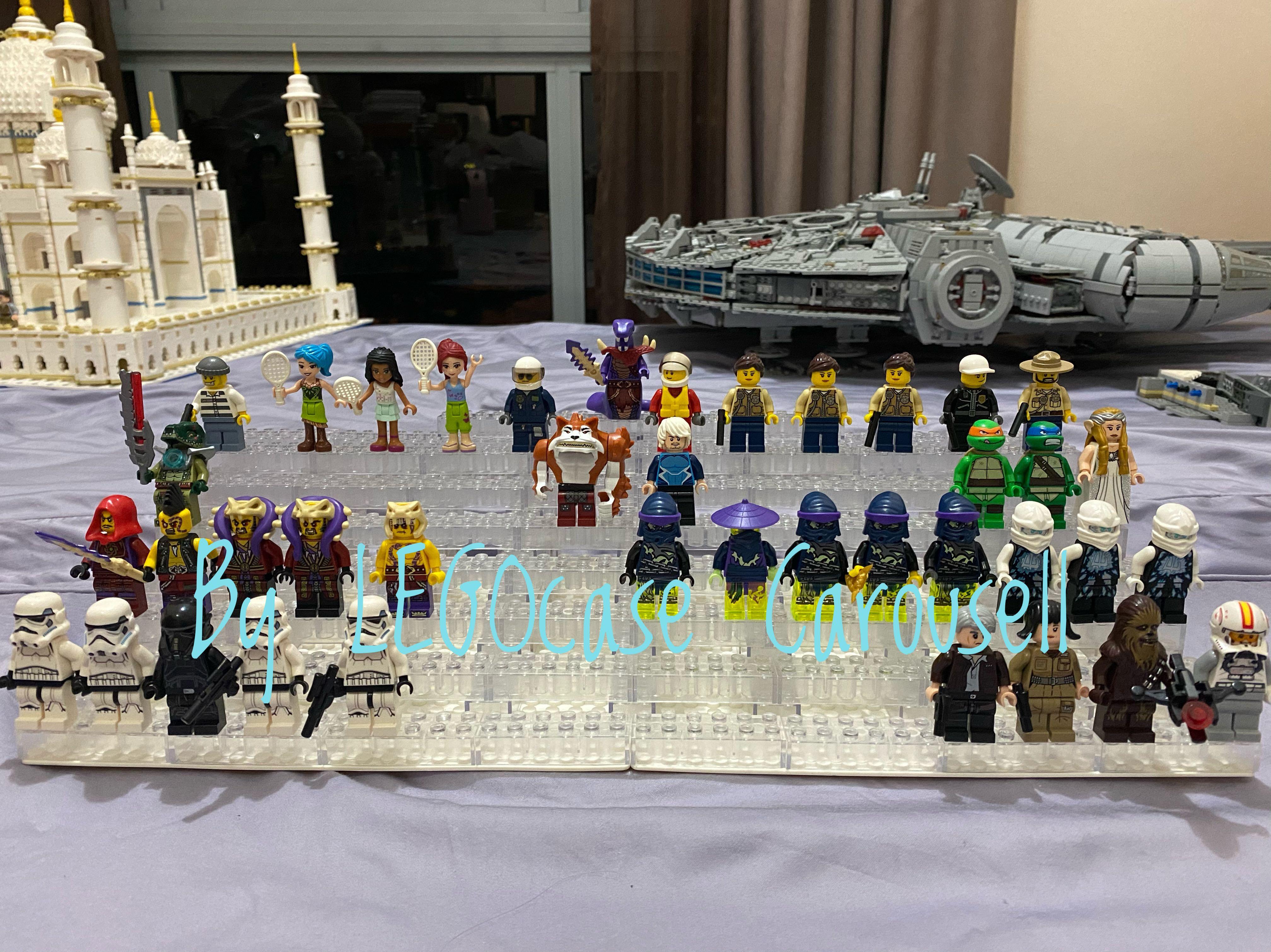 [in-stock] Mega LEGO minifigure display shelf on 24x48 baseboard ...