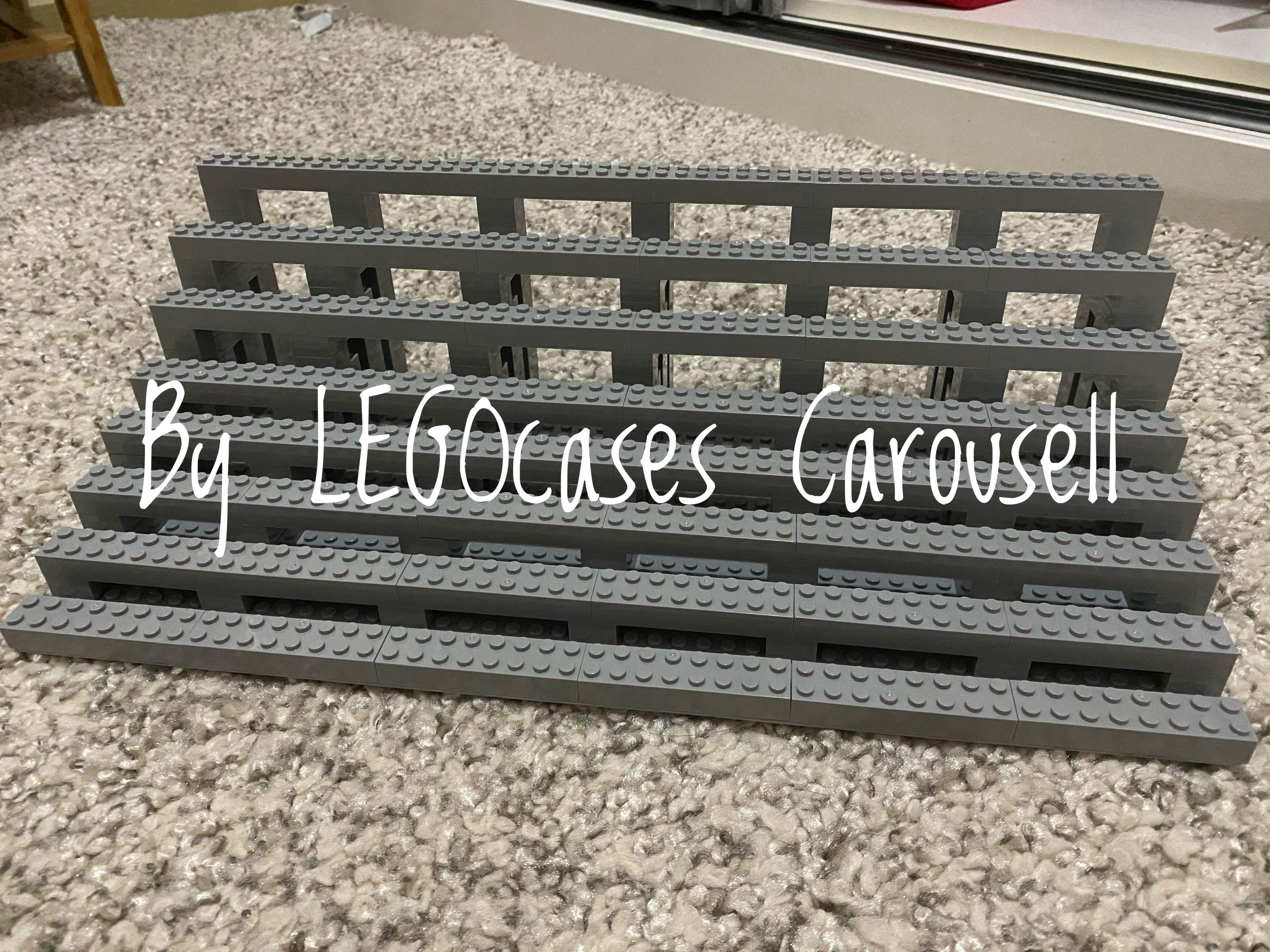 [in-stock] Mega LEGO minifigure display shelf on 24x48 baseboard ...