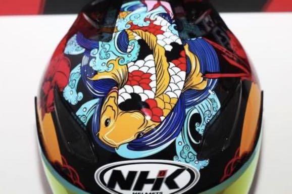 NHK Samurai Helmet, Motorcycles, Motorcycle Apparel on Carousell