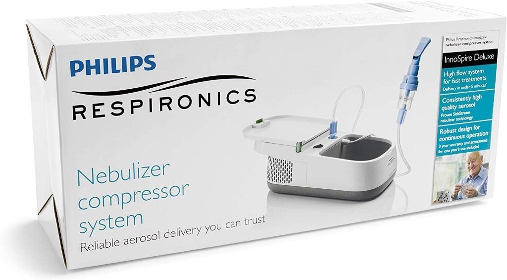 Philips Respironics InnoSpire Deluxe Nebuliser with SideStream & Mask ...