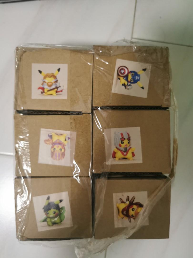 Pikachu marvel set 1, Hobbies & Toys, Toys & Games on Carousell
