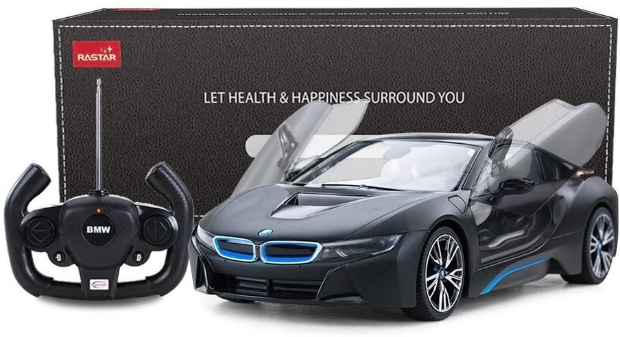 RASTAR 1/14 BMW i8 Radio Remote Control RC Toy Car Model Vehicle Open ...
