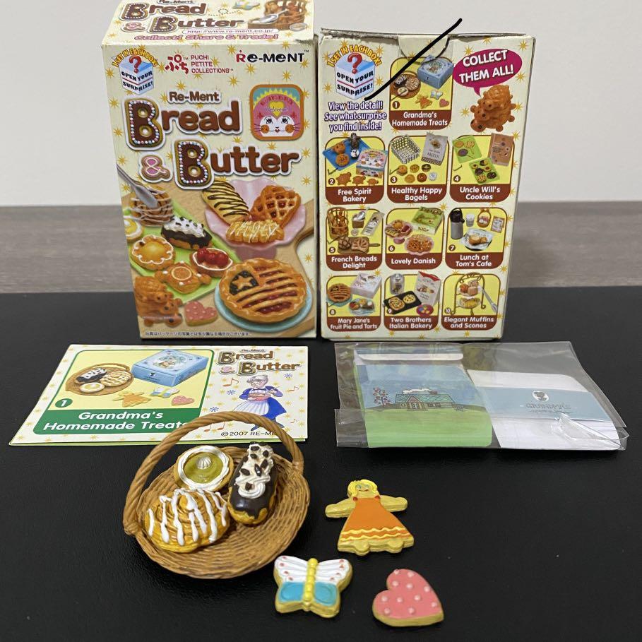 Re-Ment Bread & Butter Puchi Petite Collection full set!, Hobbies ...