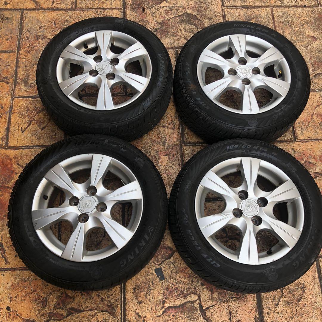 Sport Rim Saga FLX 14 inci pcd100, Auto Accessories on Carousell