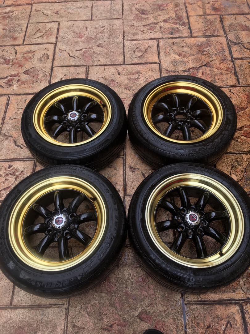 Sport Rim Watanabe 15x7.5jj pcd100, Auto Accessories on Carousell