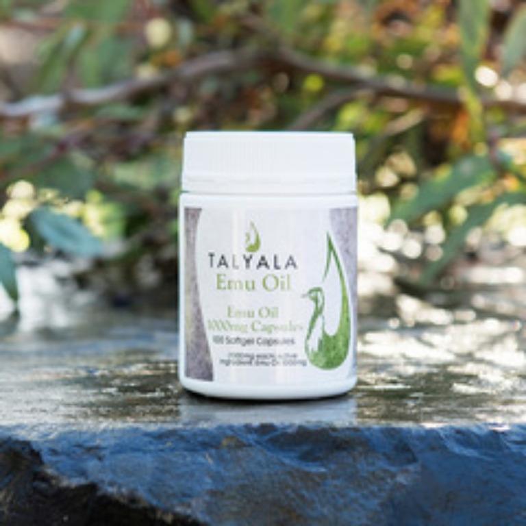 Talyala Pure Emu Oil Capsules (1000mg) - reduce joint swelling ...
