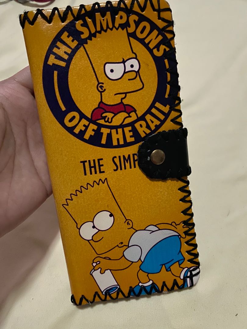 The Simpsons Wallet - Genuine Leather, Women's Fashion, Bags & Wallets ...