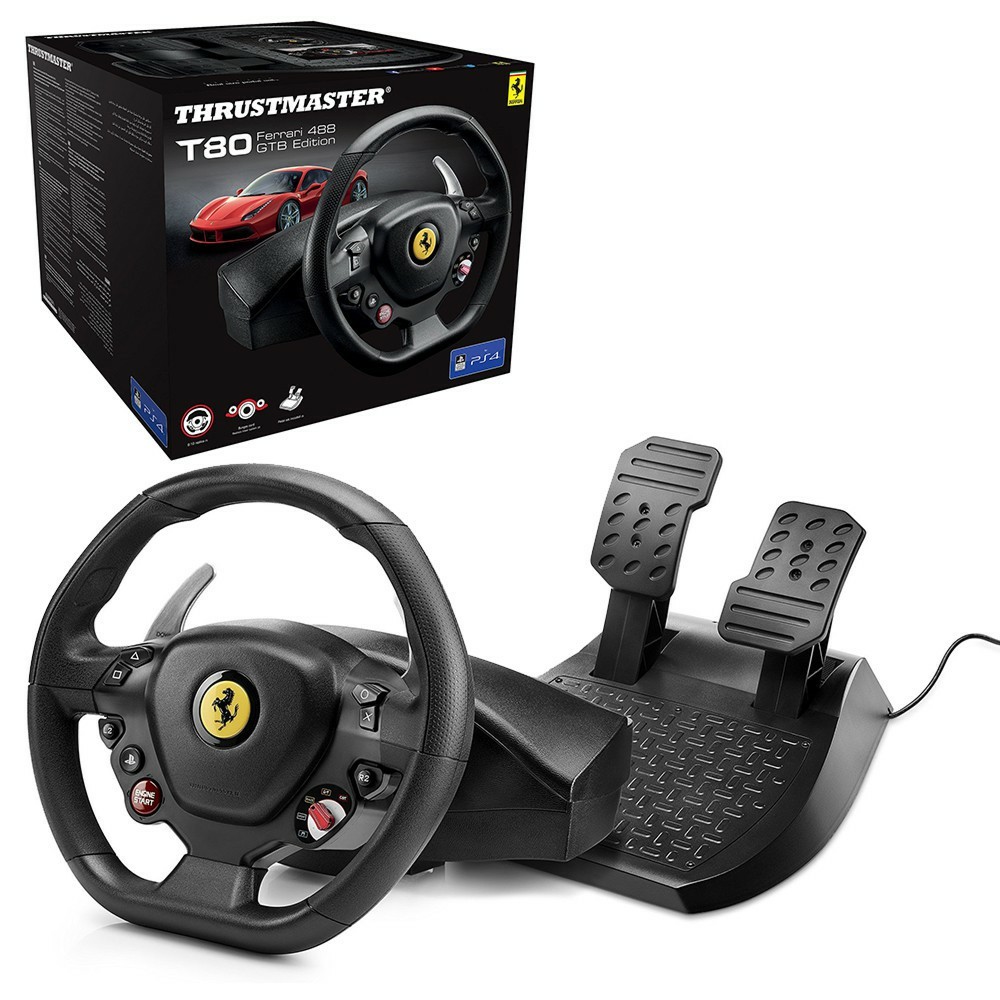 Thrustmaster T80 Ferrari 488 GTB Edition PS4 PC, Video Gaming, Gaming ...