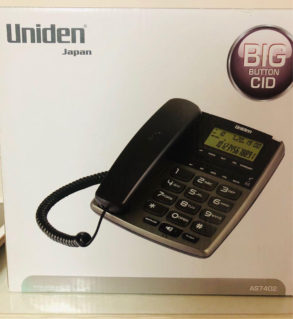 Uniden big button Corded Phone, Mobile Phones & Gadgets, Mobile ...