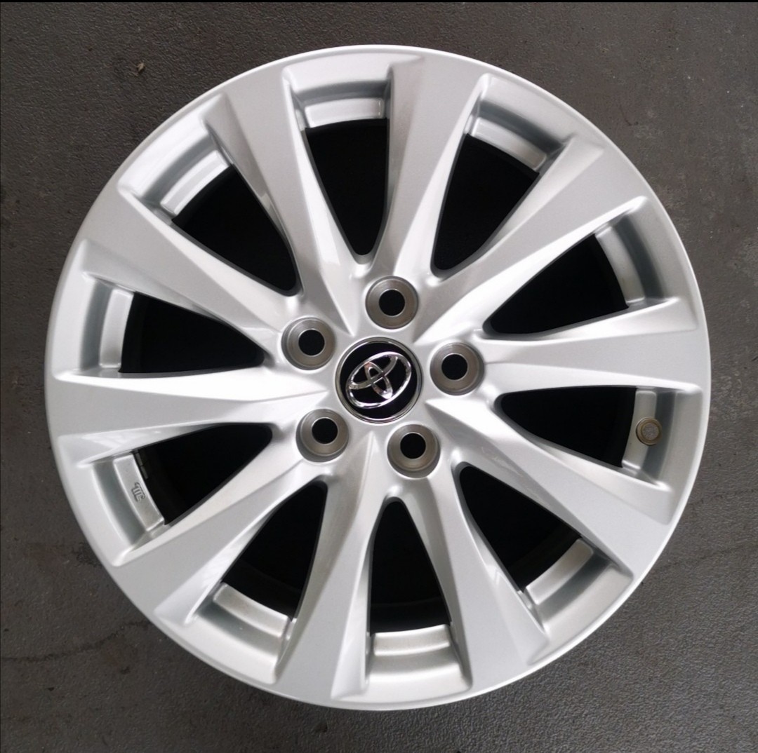 Used 17" Original Toyota Rims, Car Accessories, Tyres & Rims on Carousell