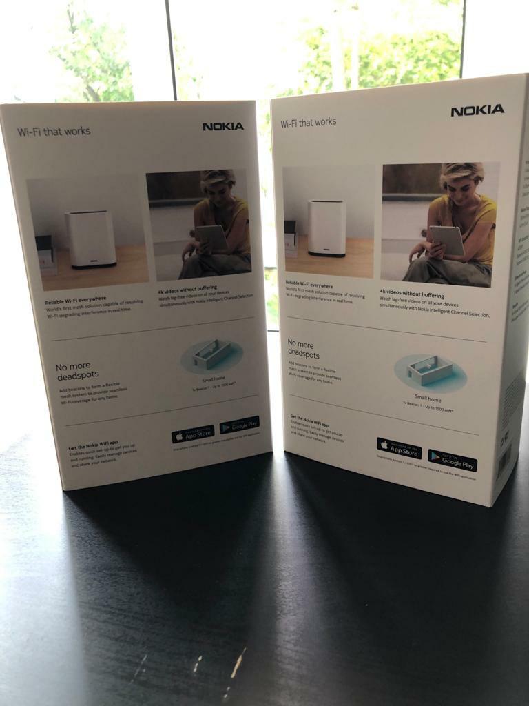 WIFI Router Mesh-NOKIA BEACON 1 -set of 2, Computers & Tech, Parts ...
