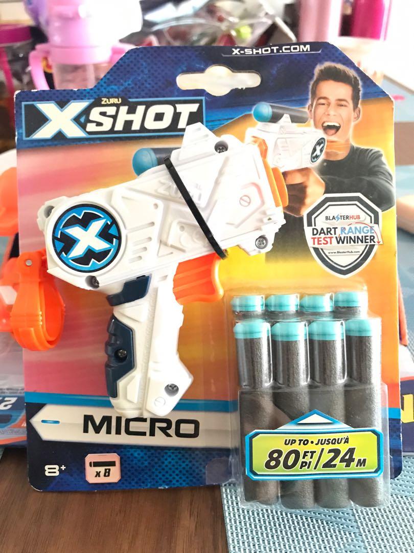 XSHOT Micro Gun 槍, 興趣及遊戲, 玩具 & 遊戲類 - Carousell