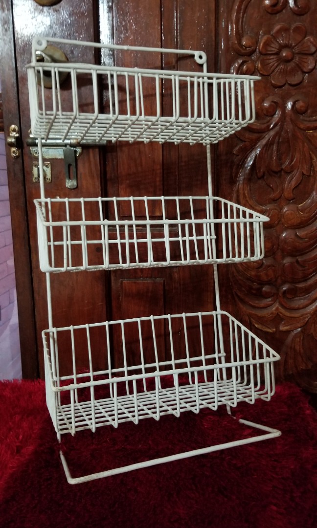 3-tier wire rack for hanging, Furniture & Home Living, Home Improvement ...