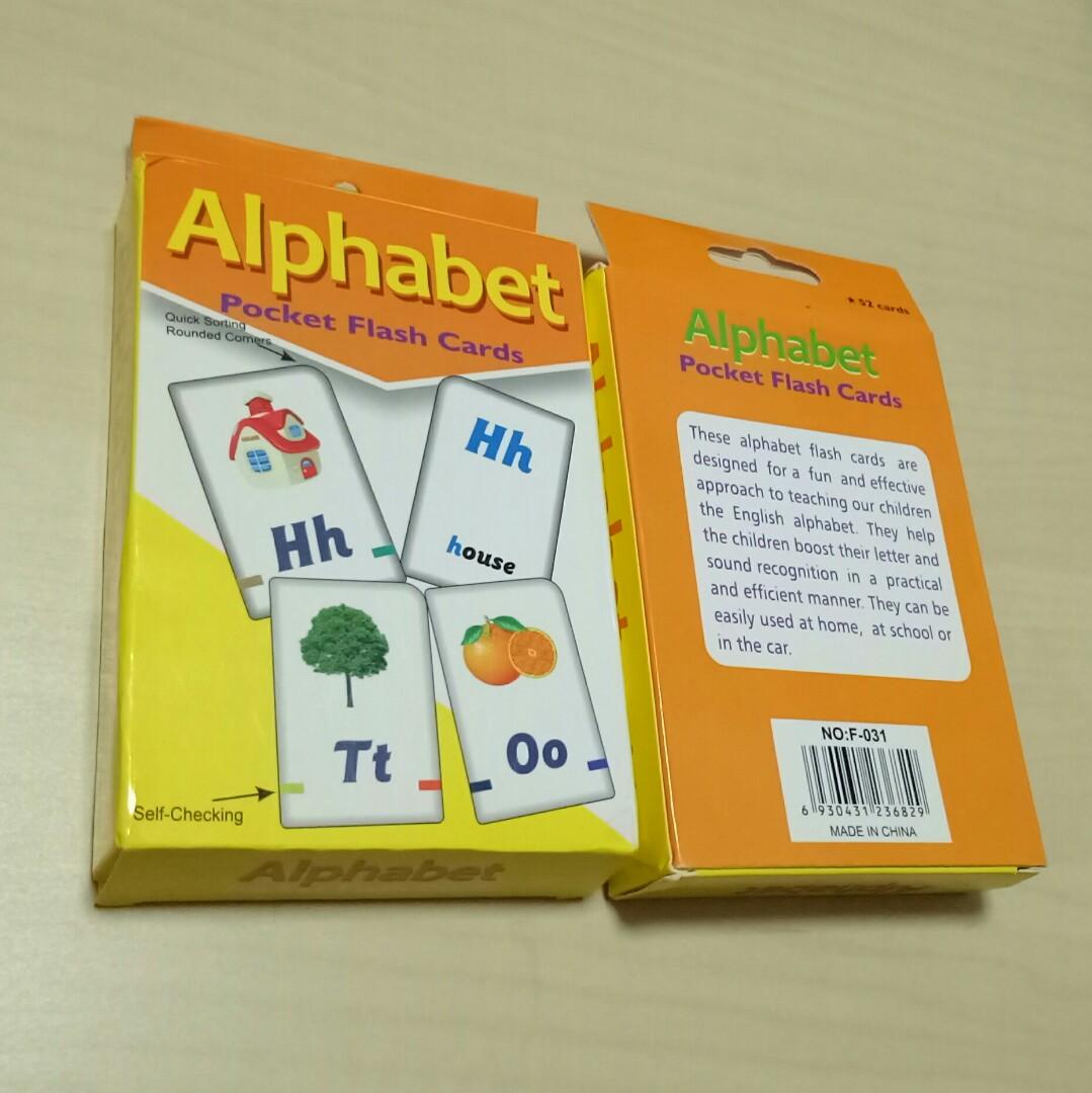 Alphabet Flash Cards Alphabets A to Z Letters Pictures Words Spell ...