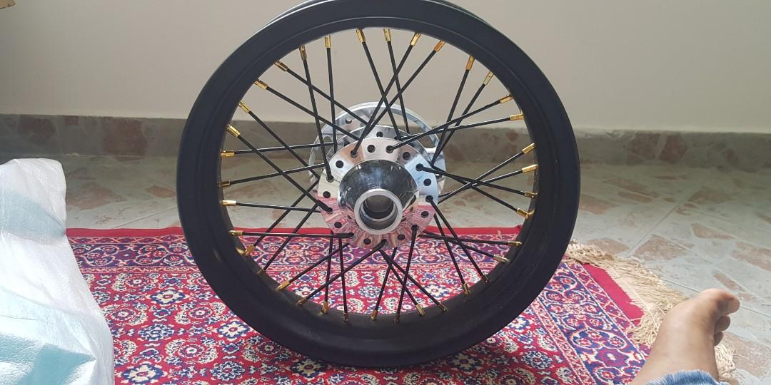 AEROX spoke rims (rear disc brake) / pnp for Nmax, Motorcycles ...