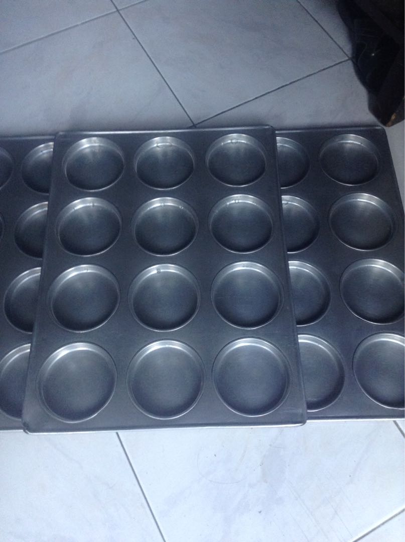 Burger Buns Baking Pans Moulder Take All 3pcs, Furniture & Home Living ...