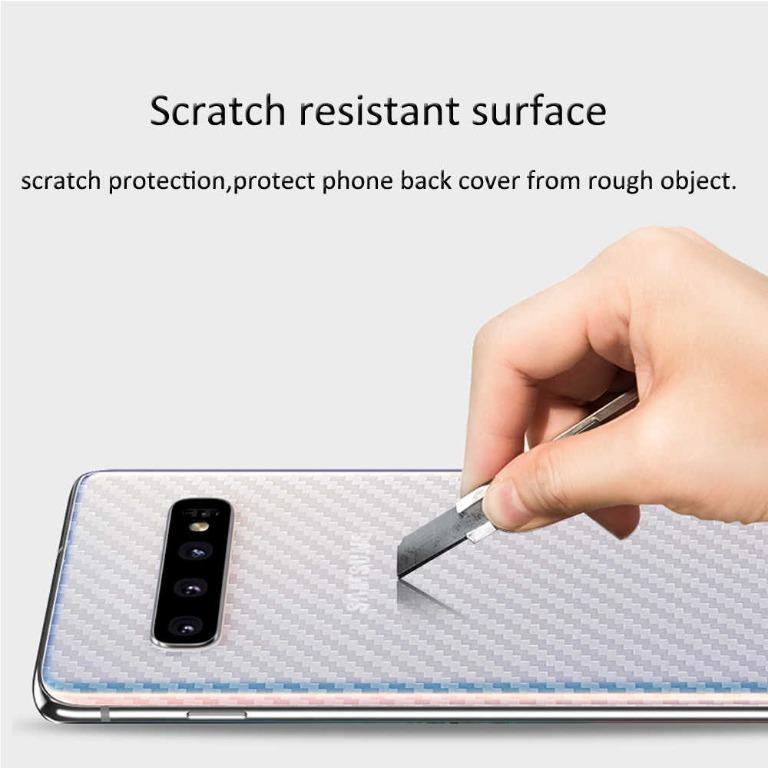 Carbon Fibre Fiber Screen Proector for S10 / S10 Plus / S10E, Mobile ...