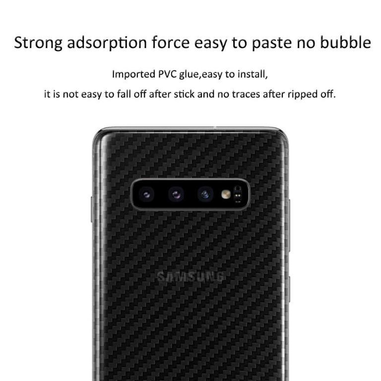 Carbon Fibre Fiber Screen Proector for S10 / S10 Plus / S10E, Mobile ...