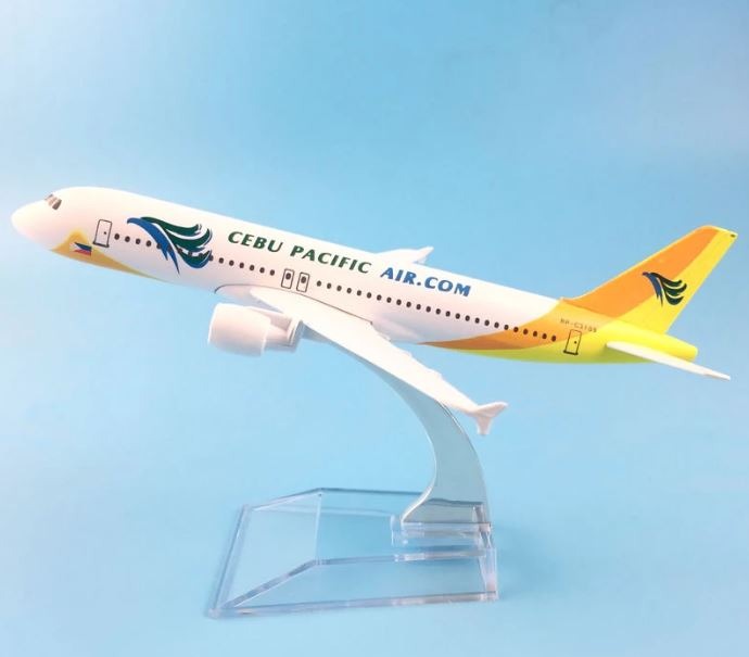 Cebu Pacific Airplane with stand and box Diecast Model 1:400 scale ...