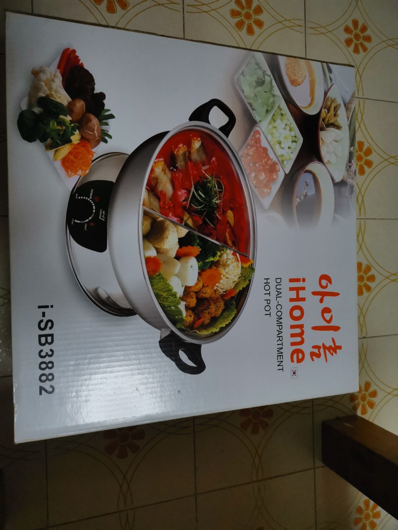 Dual compartment hotpot, TV & Home Appliances, Kitchen Appliances, BBQ ...
