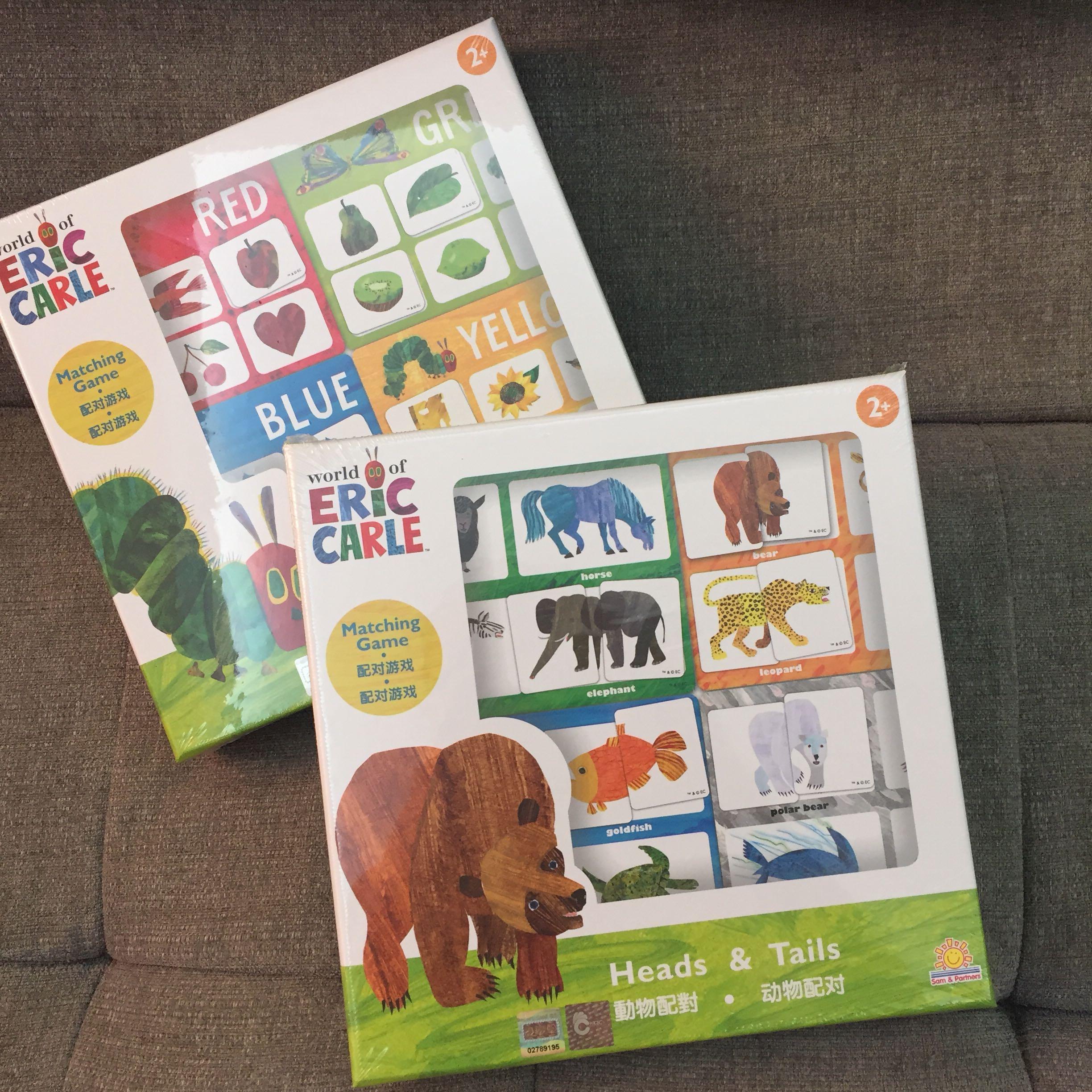 Eric Carle Matching Game - head & tails #carouselljackpot, 兒童＆孕婦用品, 嬰兒 ...