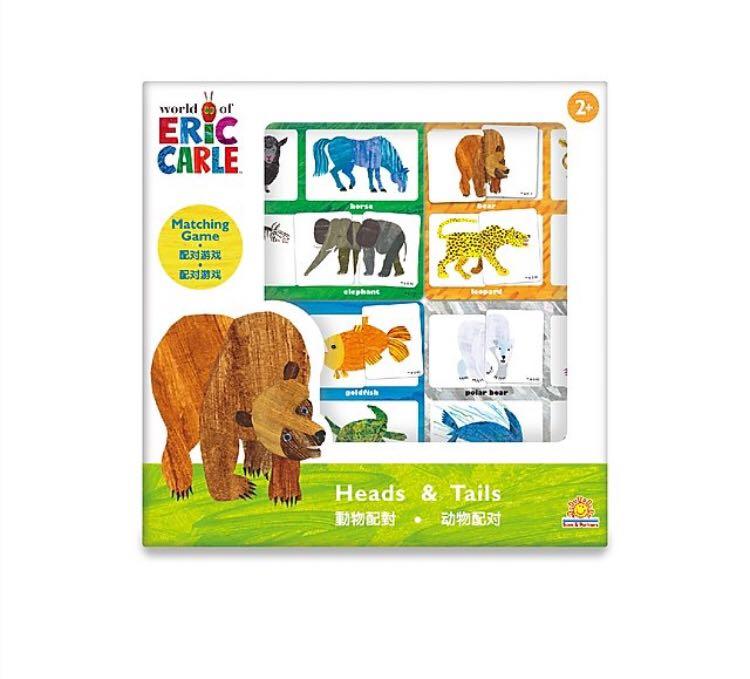 Eric Carle Matching Game - head & tails #carouselljackpot, 兒童＆孕婦用品, 嬰兒 ...