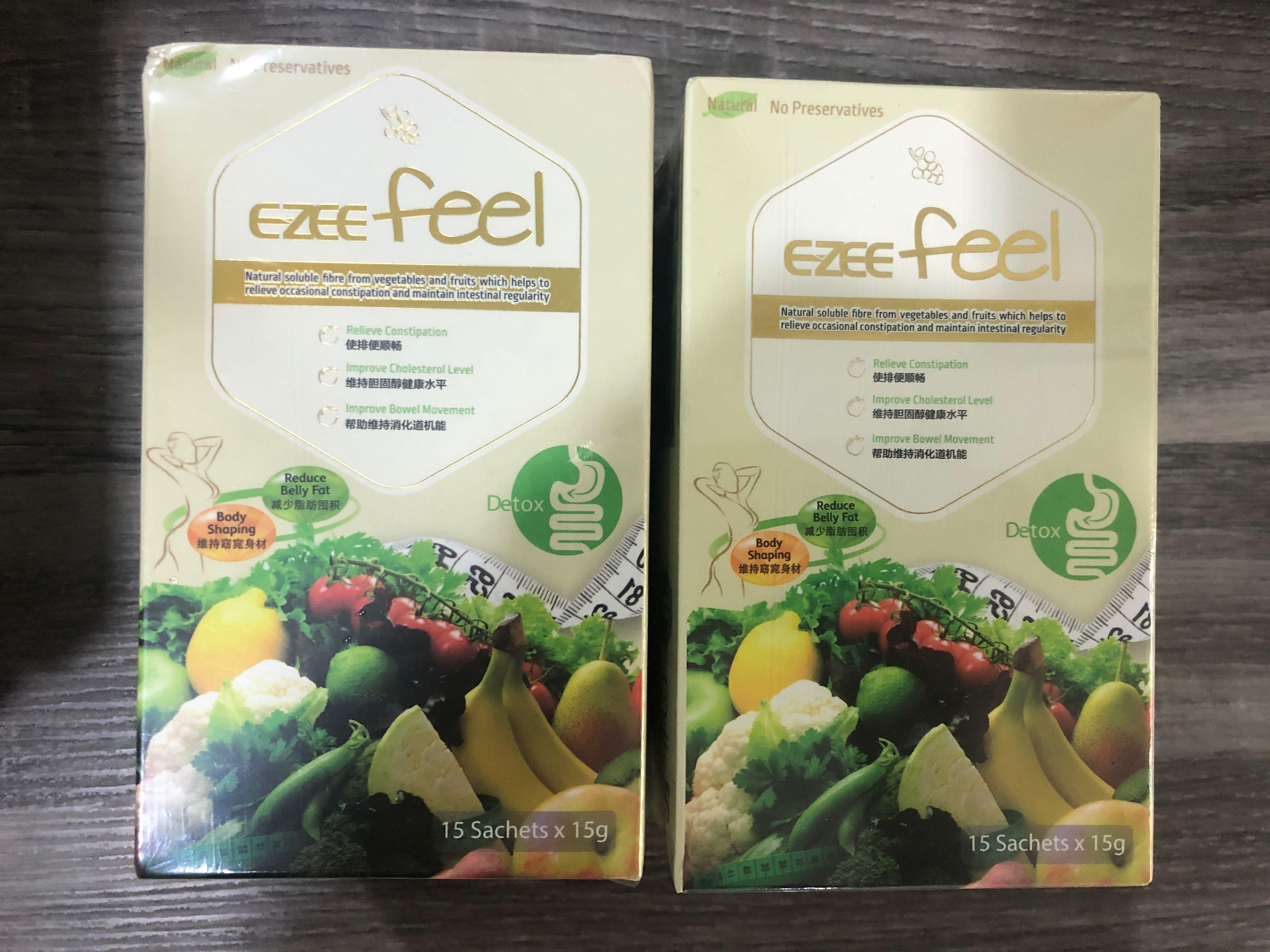 Ezee feel detox natural fiber drink, Health & Nutrition, Health ...