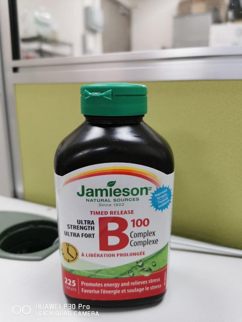 Jamieson 健美生 维生素 B 長效型 B100 225粒 復合片 ( Exp: Jan 2022 ), 其他, 其他 - Carousell